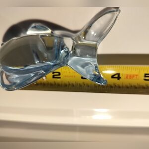 Oneida | Art | Vintage Oneida Glass Blue Koi Goldfish Figurine 24 Lead ...